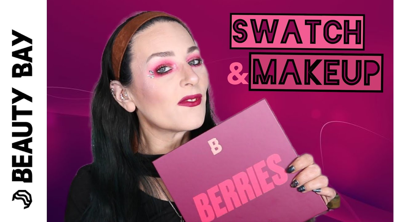 BERRIES 42 🫐 de Beautybay | (quelques) Swatch & Makeup - YouTube