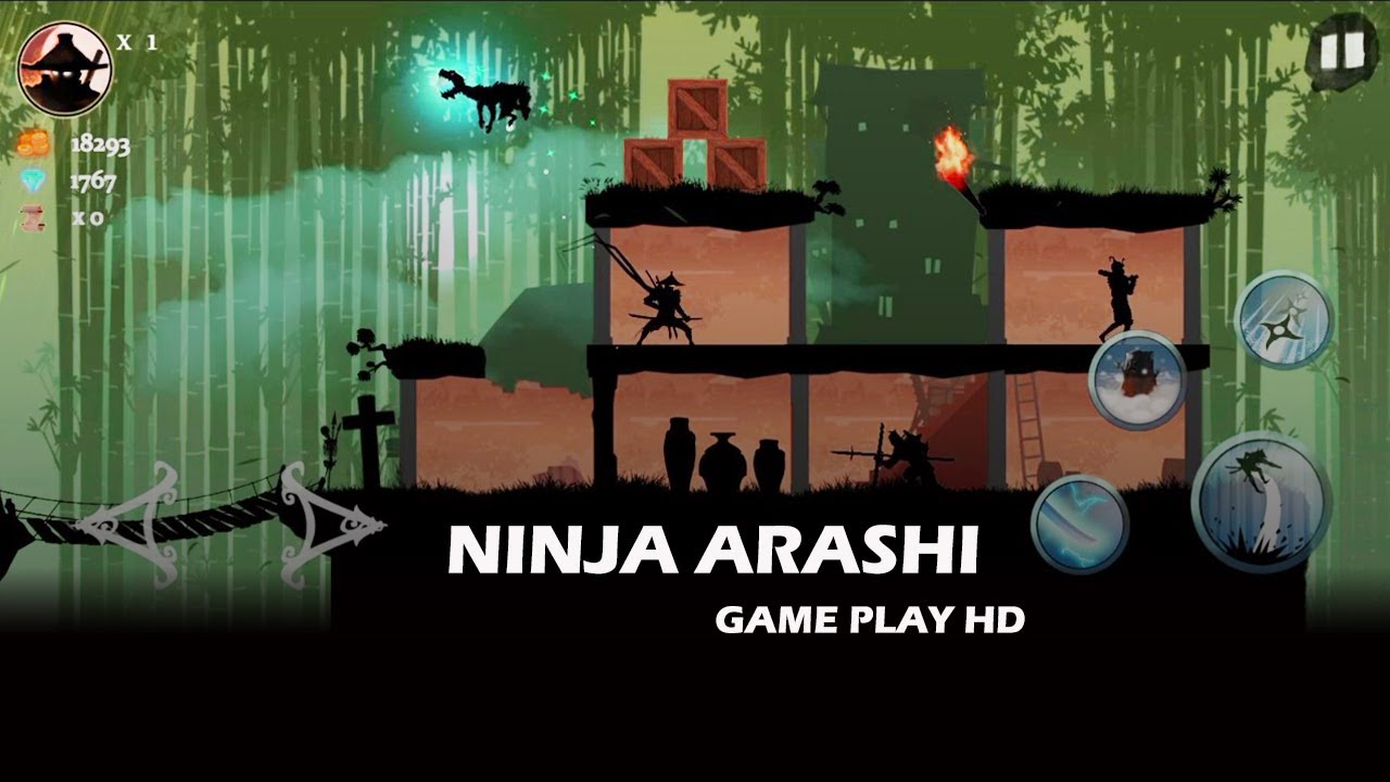 ''NINJA ARASHI'' Android Game Play HD | Amezing Graphics 2023 - YouTube