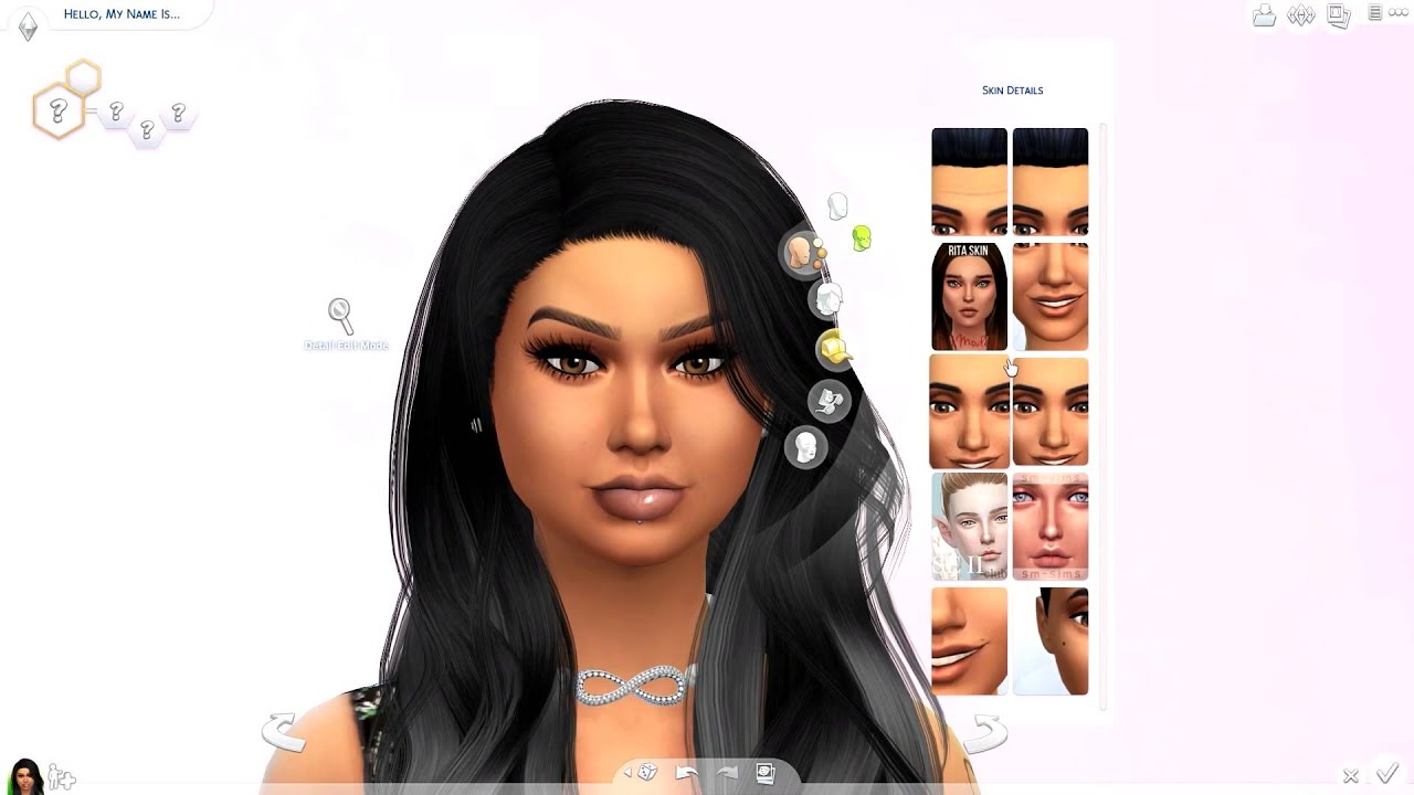 The Sims 4 | Plus Sized Beauty Challenge/Tag. - YouTube