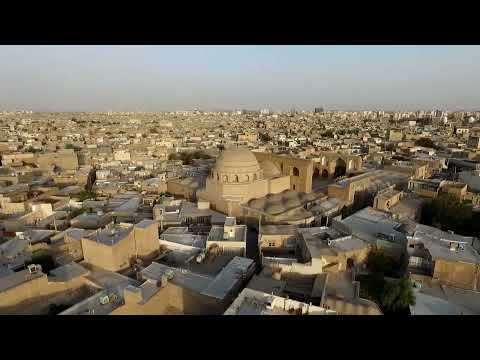 Aerial Footage of Qom Old City | Traditional Persian Architecture 4K