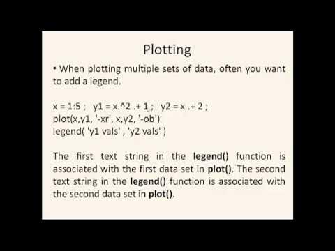Octave Tutorial 29 - Plotting, Part 2 (Multiple Plots) - YouTube