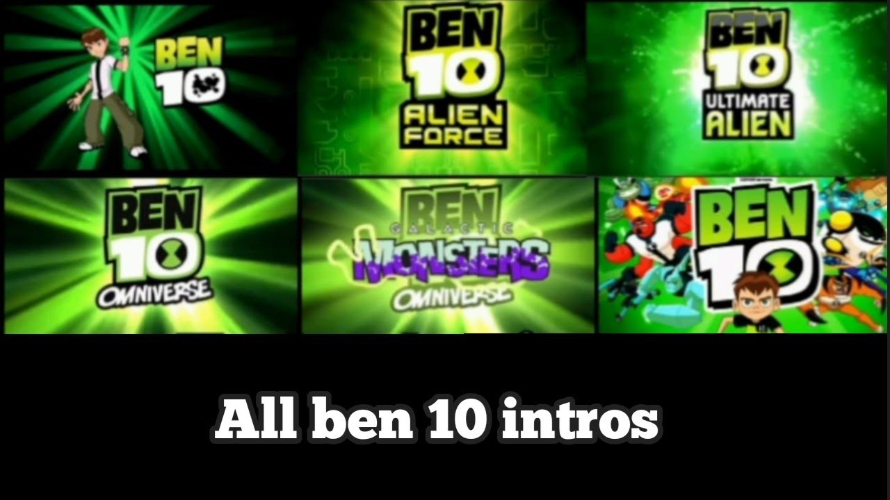 all ben 10 intros 2005-2021 #ben10 #intro - YouTube