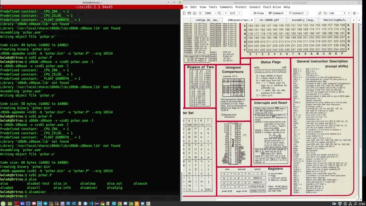 ZX81 Assembly Z80 - YouTube