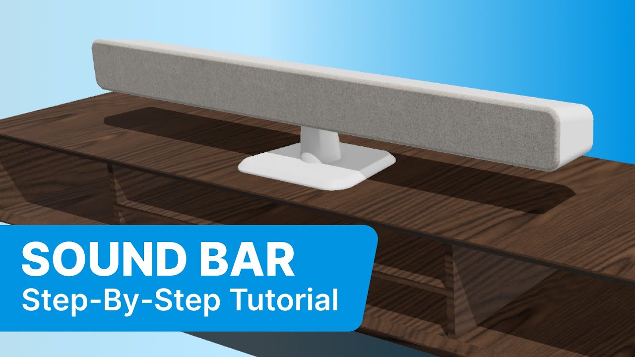 Design a Sound Bar in Shapr3D | Lesson 2 of 6 Shapr3D Tutorial - YouTube