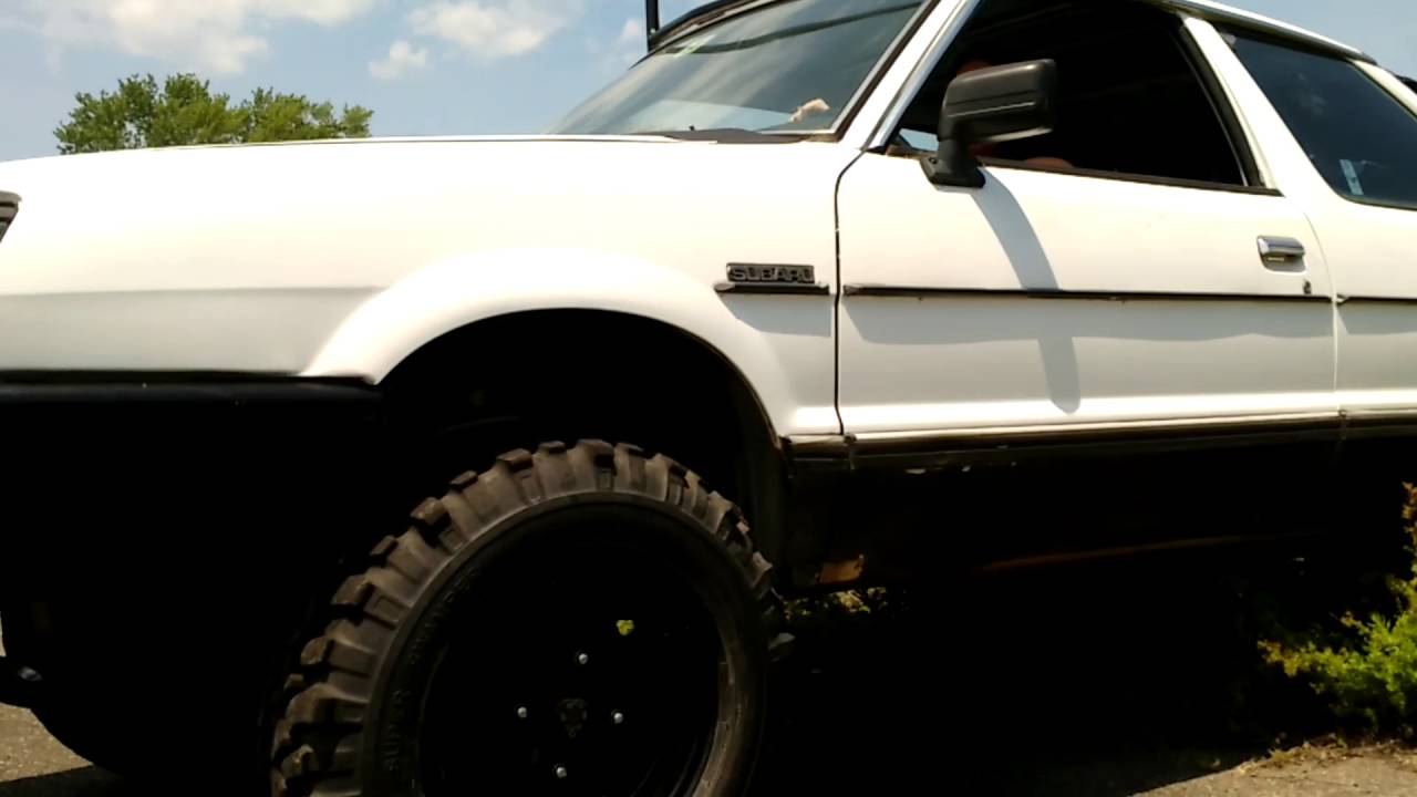 Lifted Subaru 85 GL hatch - YouTube