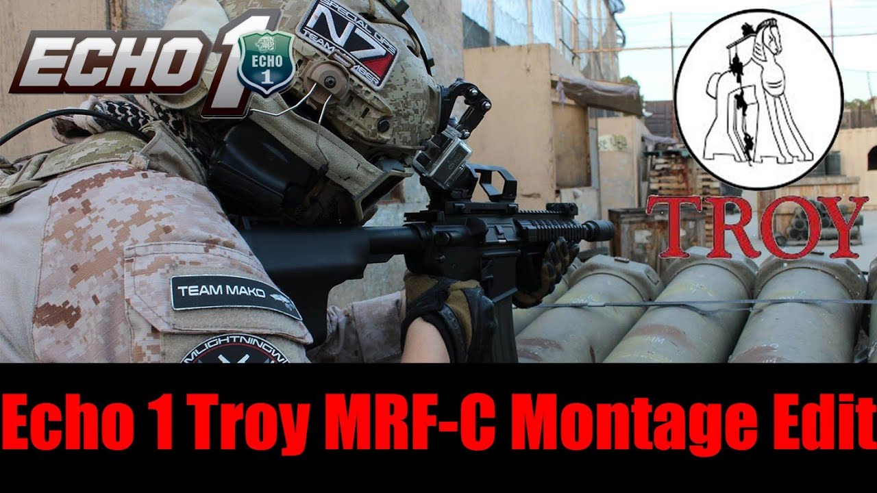 Airsoft COD gameplay montage - Echo1 Troy MRF-C Gen2 - YouTube