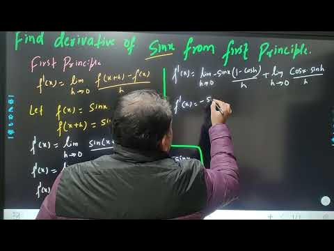 Derivatives of Sinx from first principle #sinx #firstprinciple - YouTube