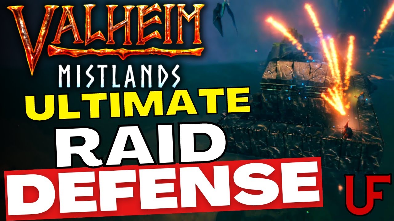 Valheim Mistlands | BEST Base DEFENSE against RAIDS | Guide | Gameplay ...