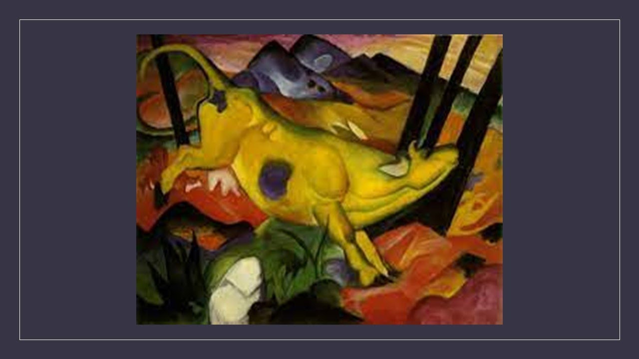 Yellow cow, Franz Marc - YouTube