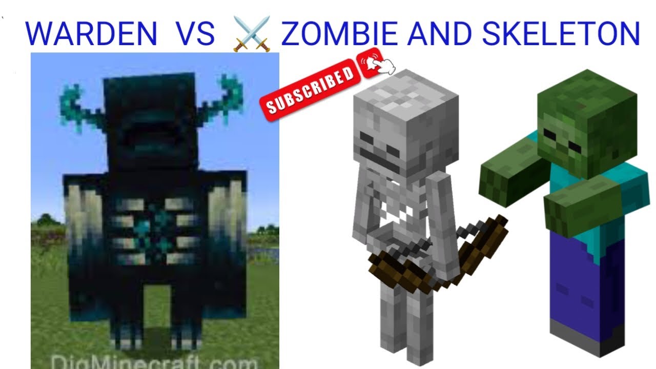 Warden VS ⚔️ Zombie and skeletal (Animation 3D Movie) ll - YouTube