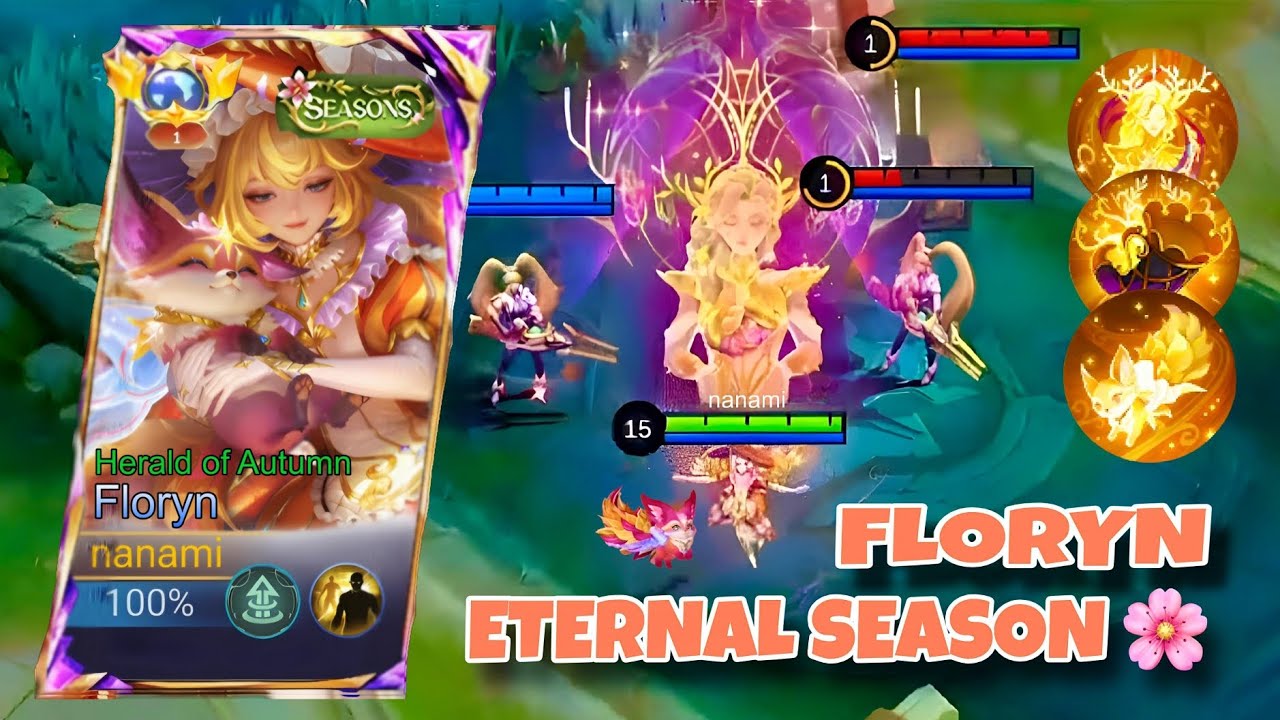 Floryn New Season Skin Effects! 🍂🍁💖 ~ MLBB - YouTube