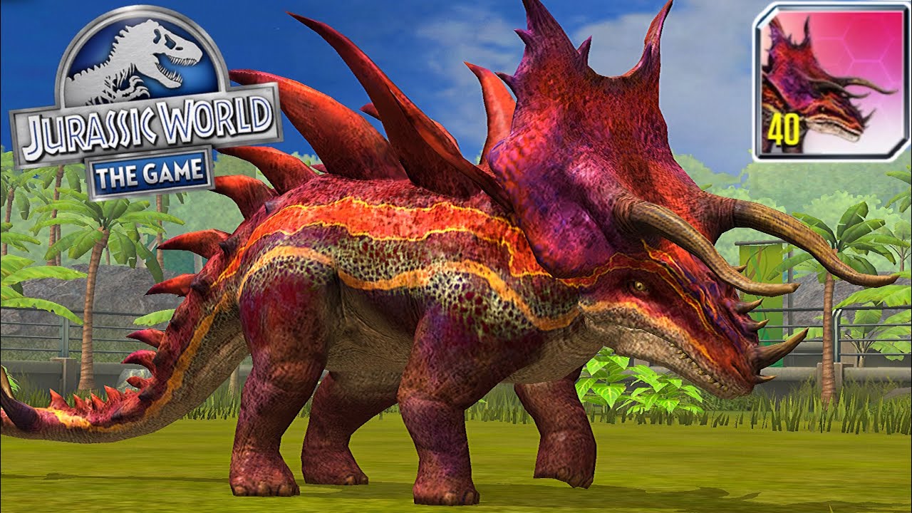 Jurassic World: The Game EP346 MONOSTEGOTOPS LV MAX - YouTube