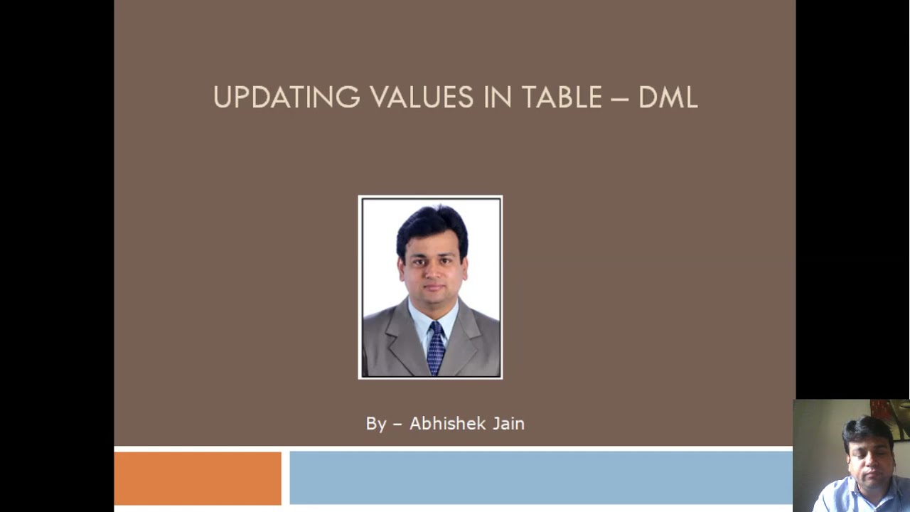 20 - DML, Updating Table Values : By Abhishek Jain #DBMS #DML #Updating ...
