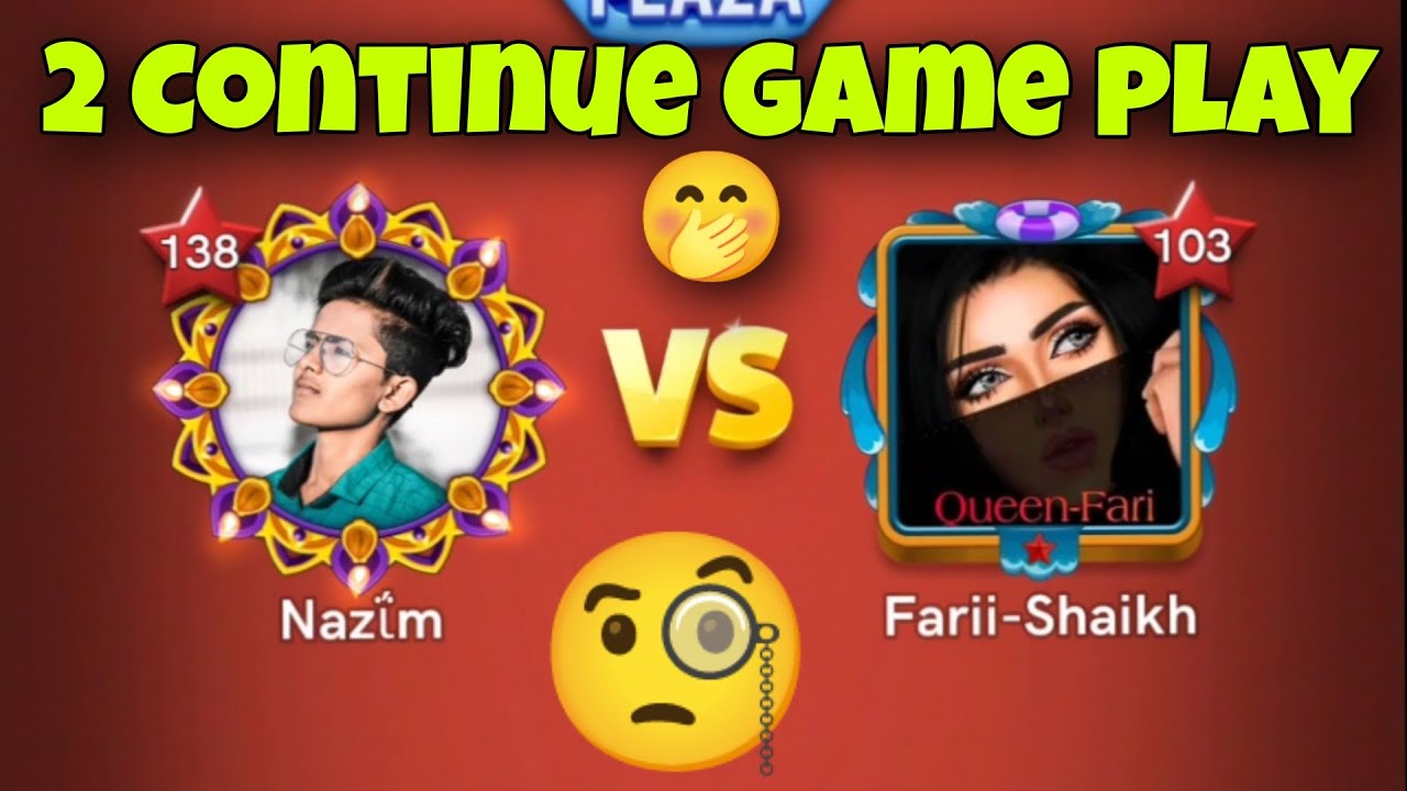 Fari Shaikh Vs Gaming Nazim 🔥 | 2 Continue Game play Carrom pool ...