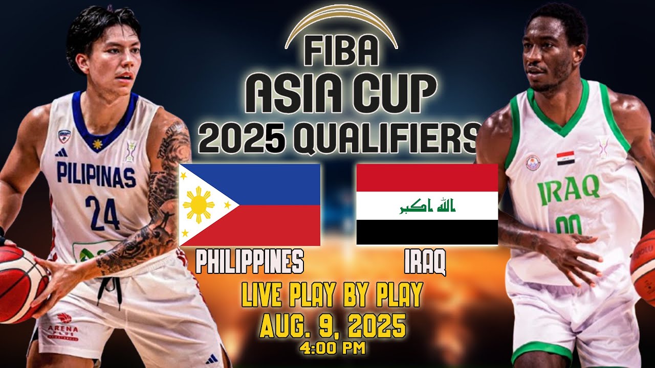 GILAS PILIPINAS vs IRAQ | FIBA Asia Cup Qualifiers 2025 🔥Live Play by ...