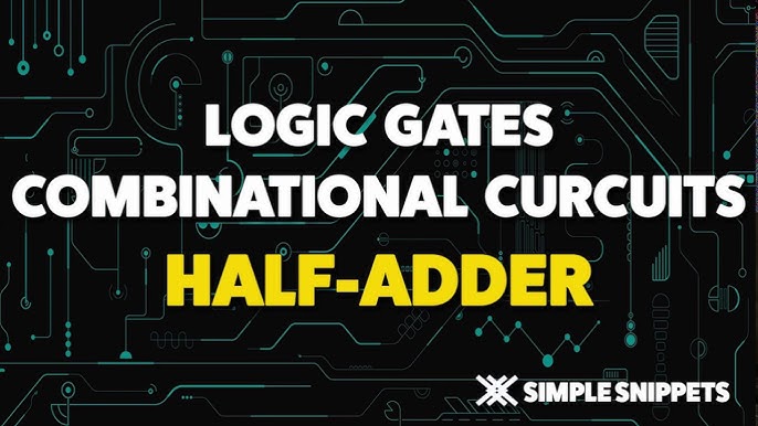 Half Adder Circuit Youtube