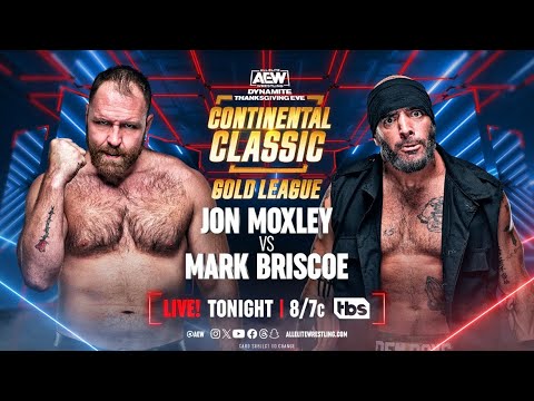Jon Moxley vs Mark Briscoe | AEW DYNAMITE THANKSGIVING EVE 22.11.2023 ...