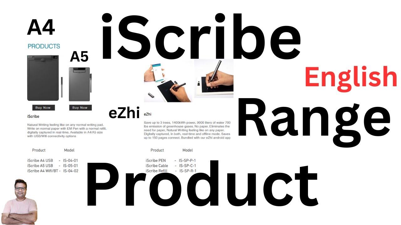 (English) iScribe Digital Writing Pad Product Range - YouTube