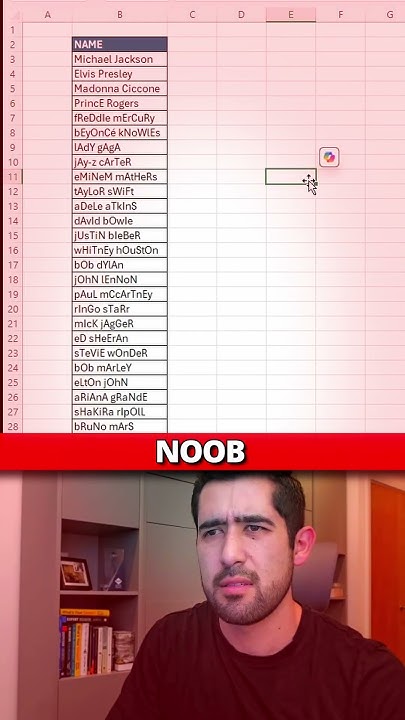 Don't waste time fixing text manually in Excel! Instead use this formula to do it in seconds ...
