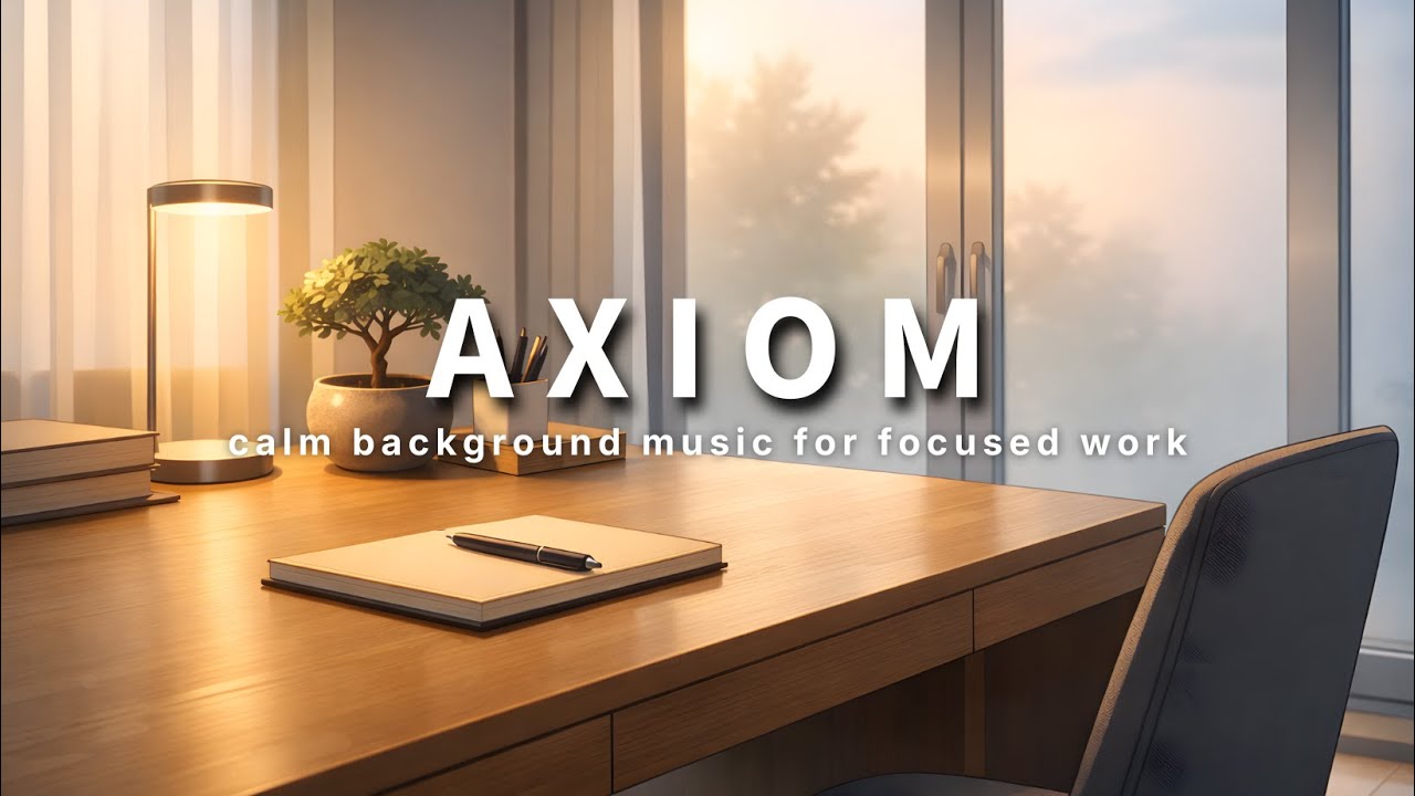 Axiom — calm background music for focused work - YouTube