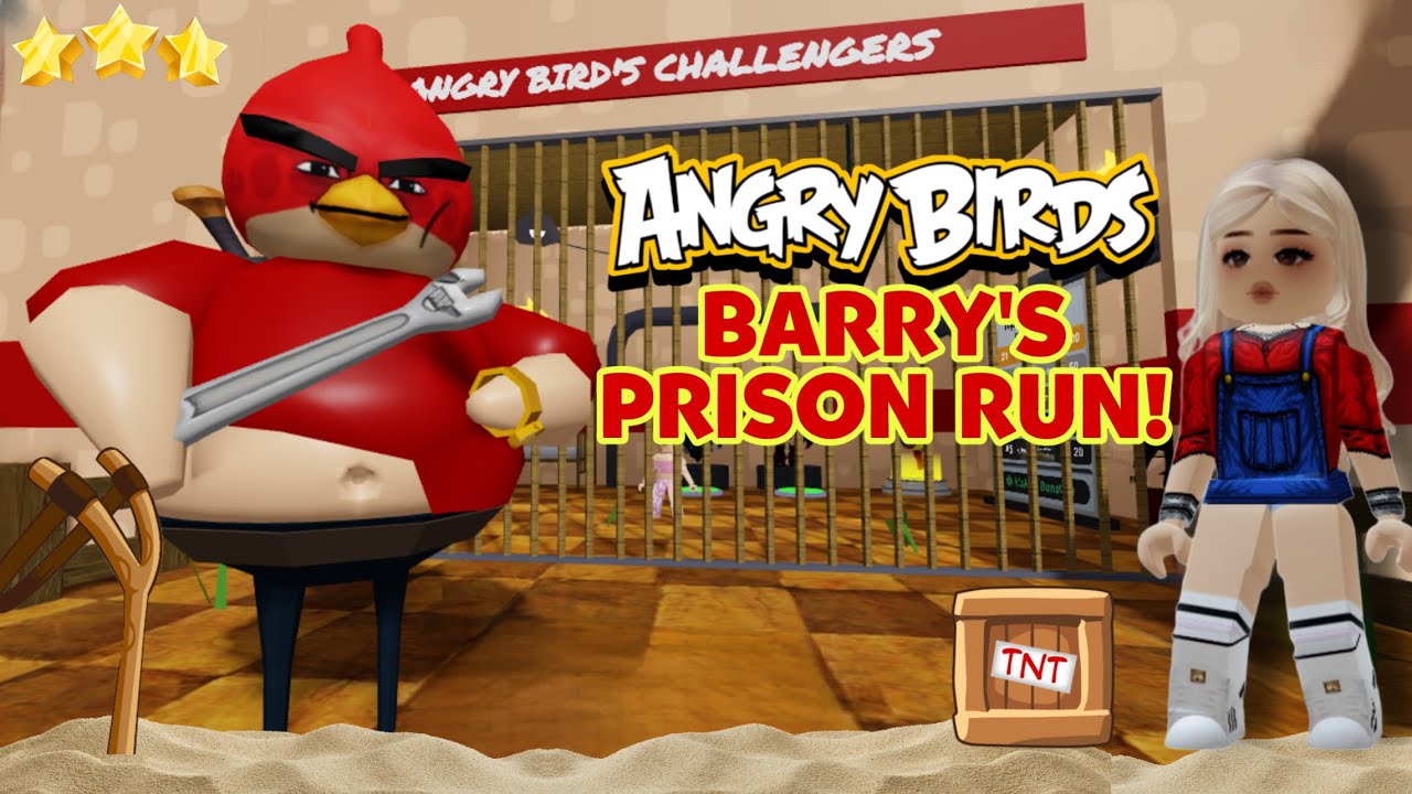ANGRY BIRD'S BARRY'S PRISON RUN! | ROBLOX GAMEPLAY WALKTHROUGH - YouTube