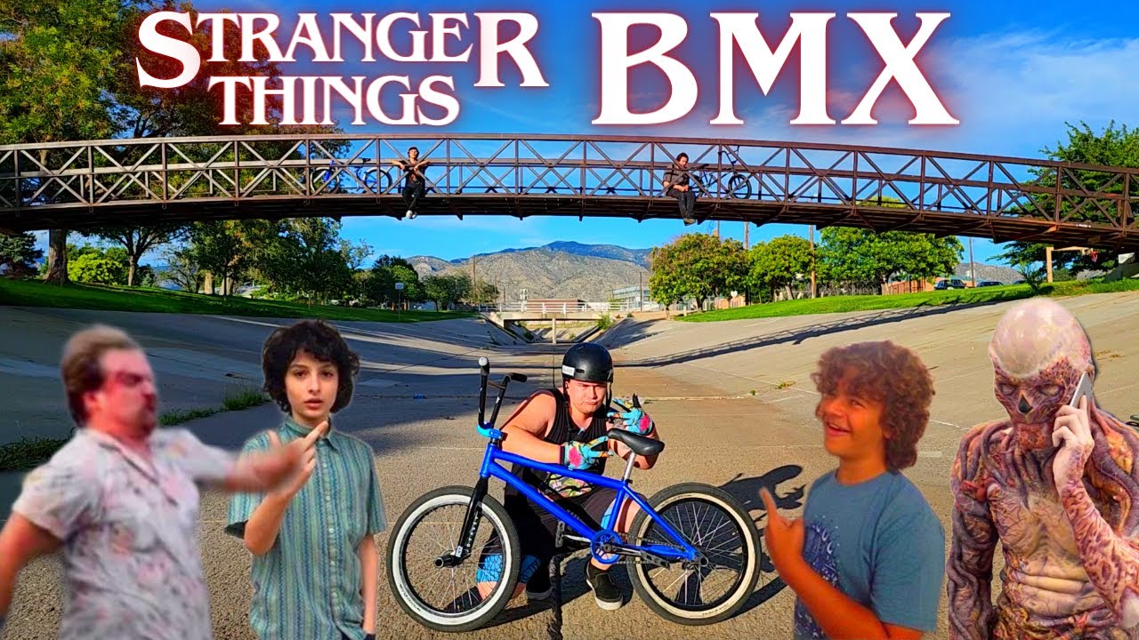 RIDING BMX AT STRANGER THINGS SEASON 4 FILMING LOCATIONS! - YouTube