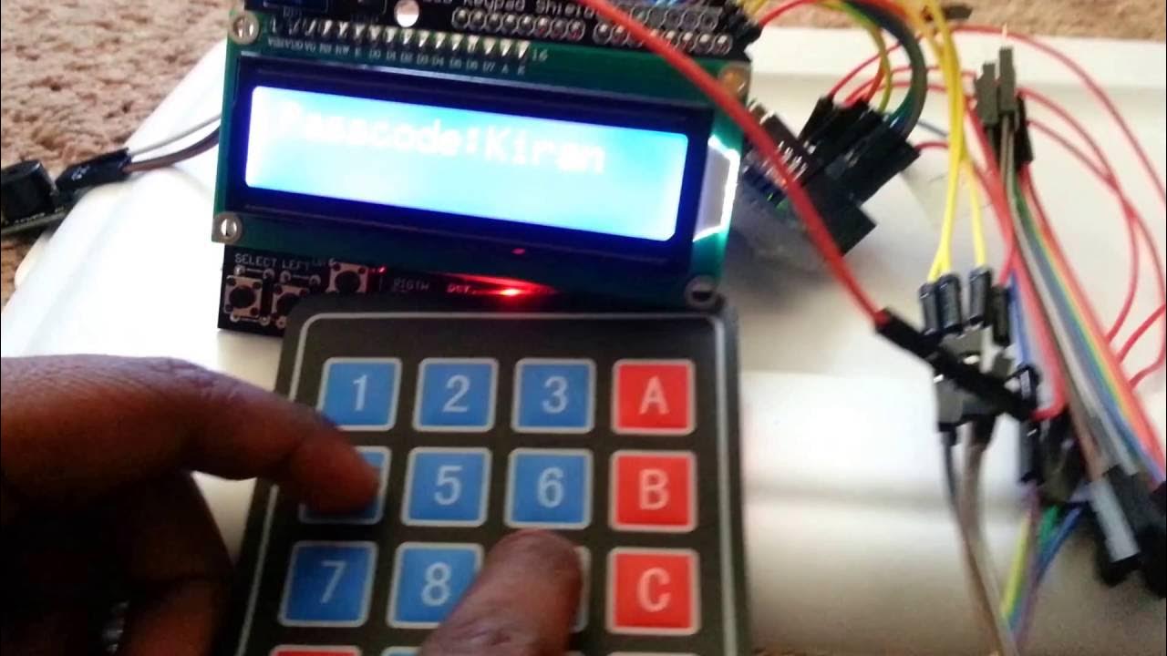 Arduino passcode project - YouTube