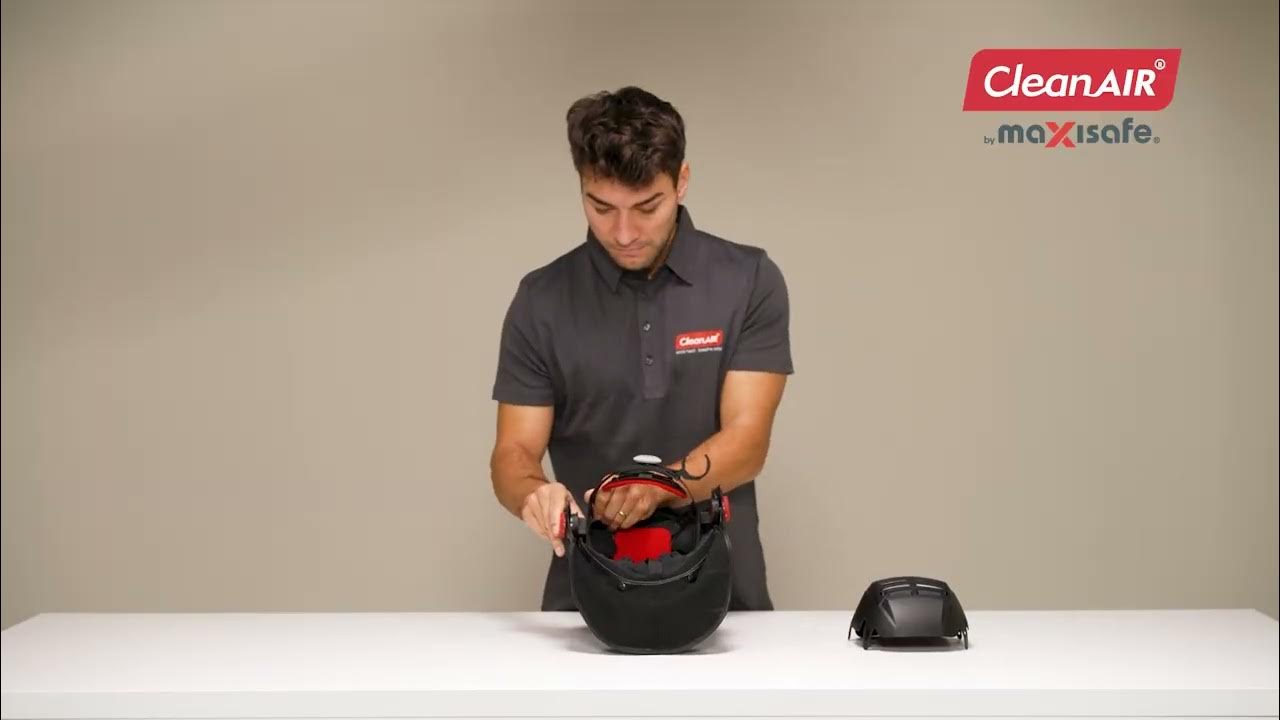 CleanAIR Omnira COMBI Air (Part 3) Removing the headband VariGEAR, using the VariCAP - YouTube