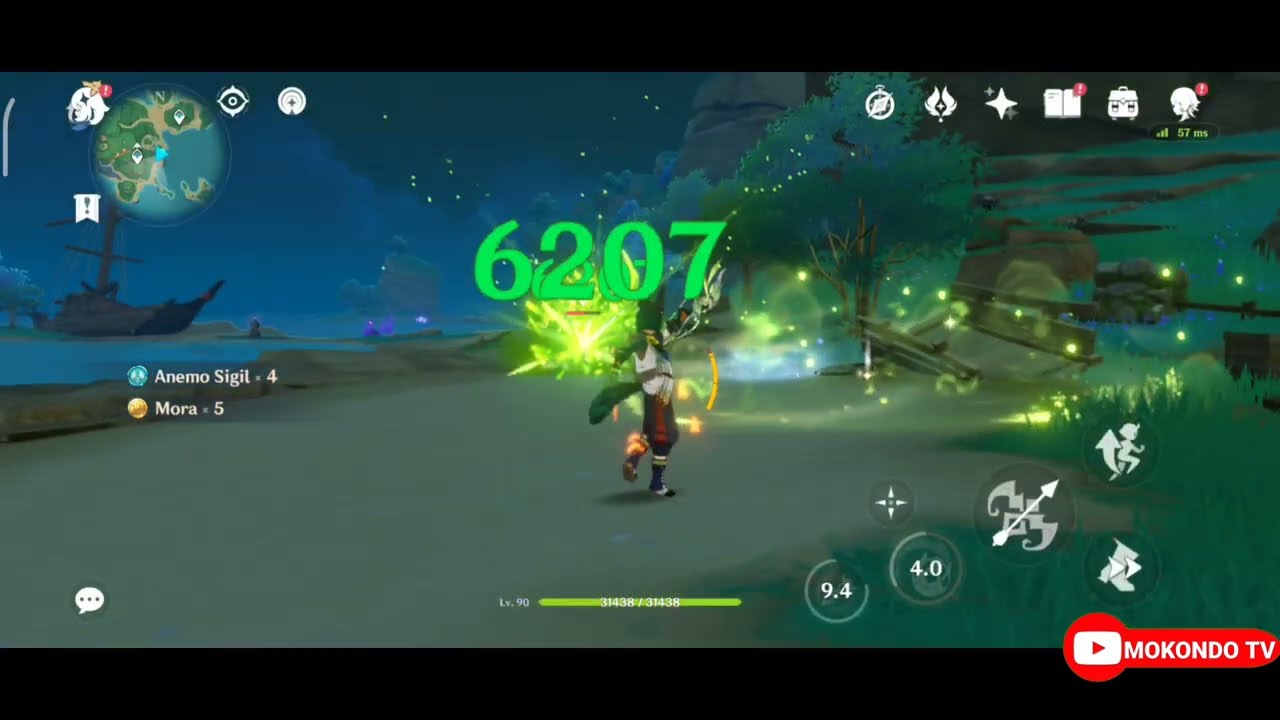 Genshin Impact 3.0 - Tighnari Elemental Burst, Skill, Normal Attack ...