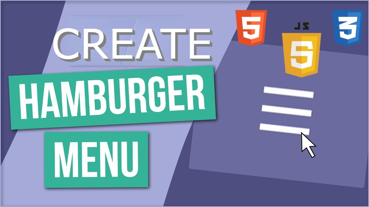 Proper responsive burger menu in HTML CSS and JS. How to do it? - YouTube