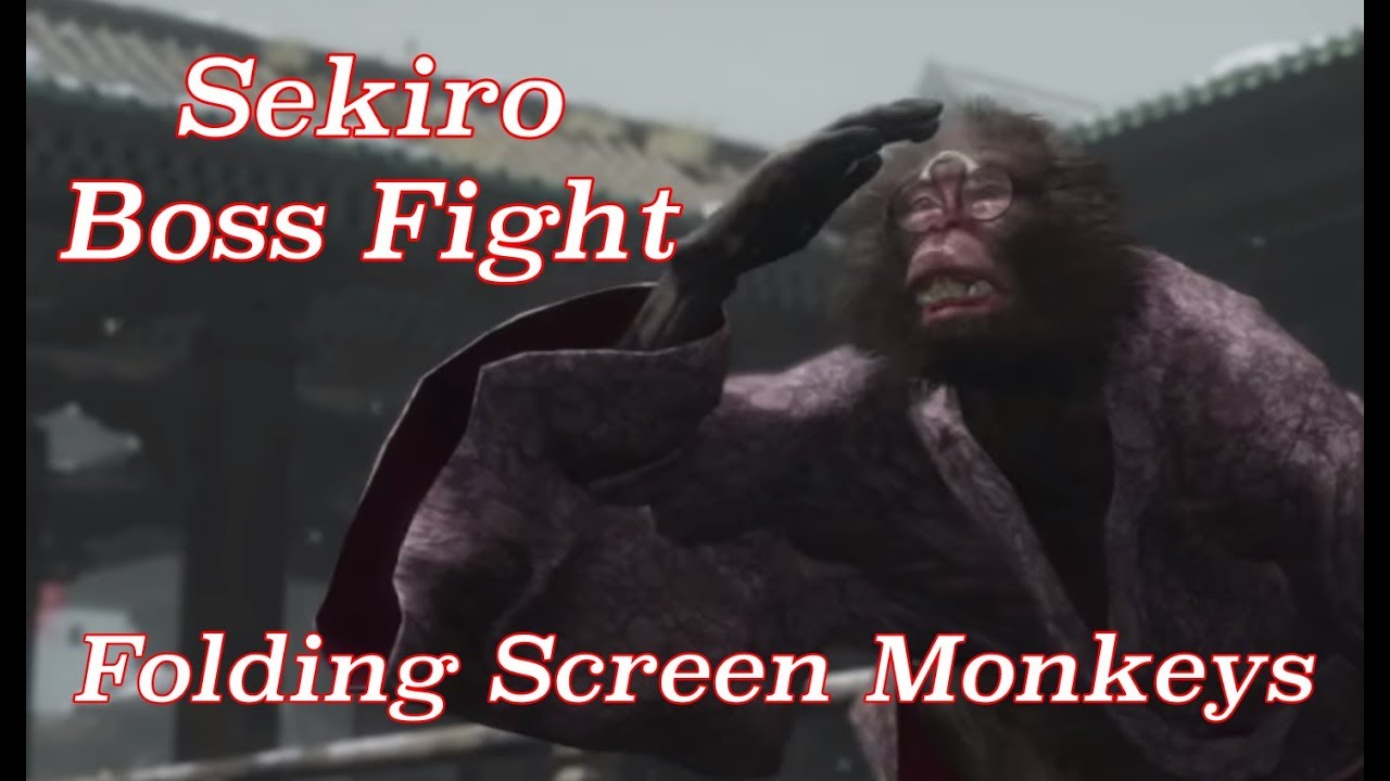 Sekiro: Shadows Die Twice - Folding Screen Monkeys Boss Fight - Shinobi ...