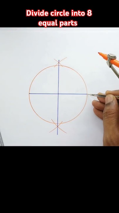 divide the circle into 8 equal parts #geometry #itidrawing #drawing #iti #engineering #diploma ...