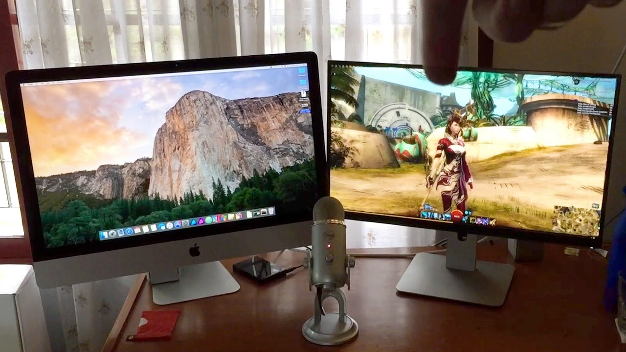 Mac + Gaming PC final setup — SimNation Lounge - YouTube