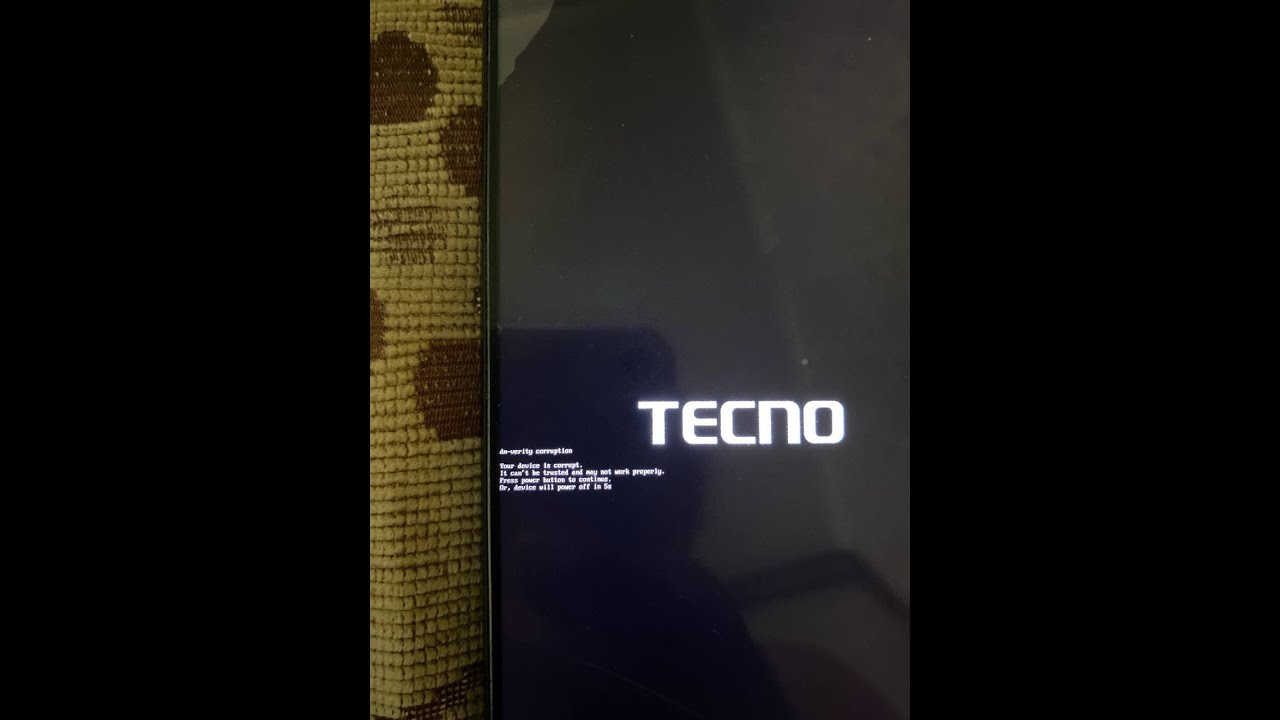 Tecno Pova 3 dm-verity / LF7n dm-verity corruption FIX via flash TMF ...