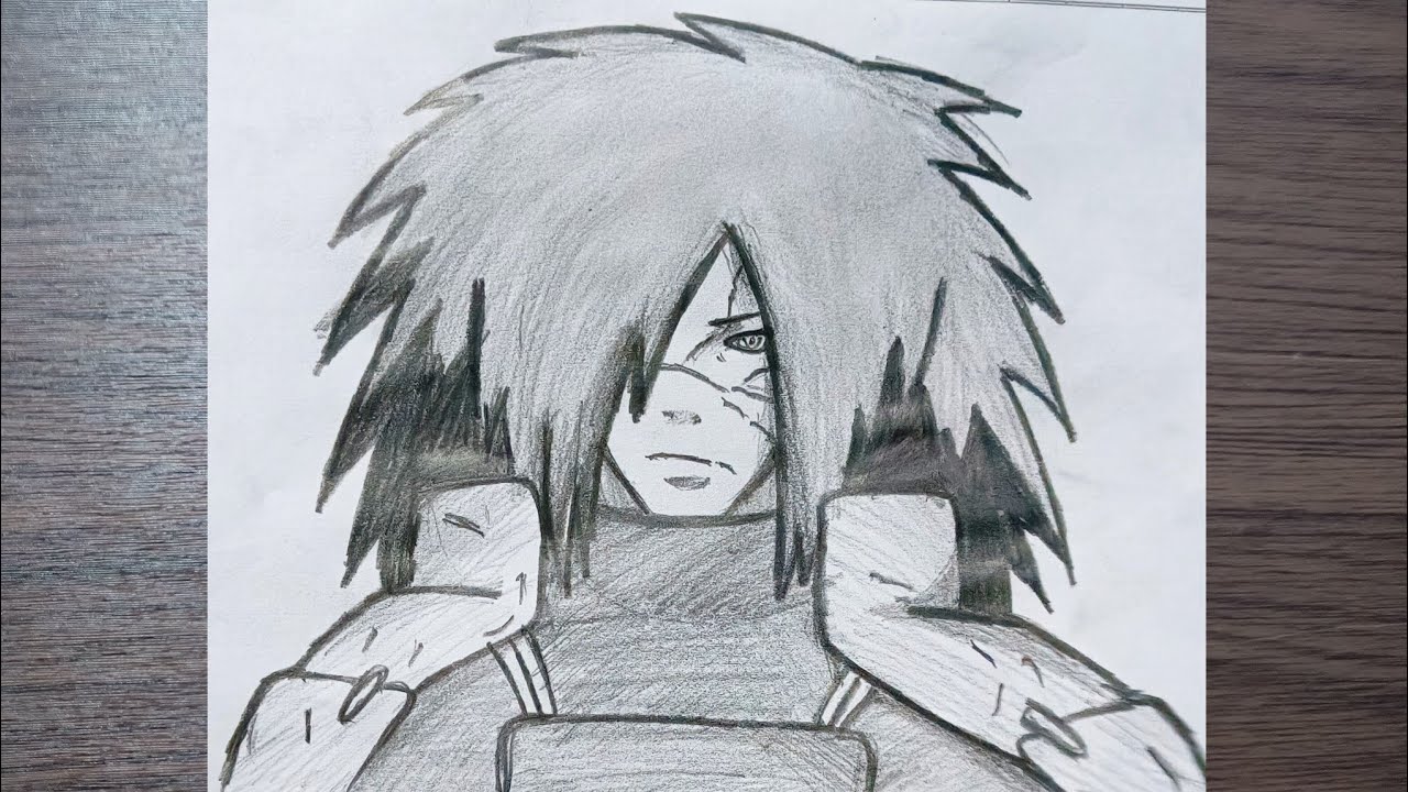 how to draw Madara Uchiha |Naruto Drawing Easy | Anime Drawing Easy ...