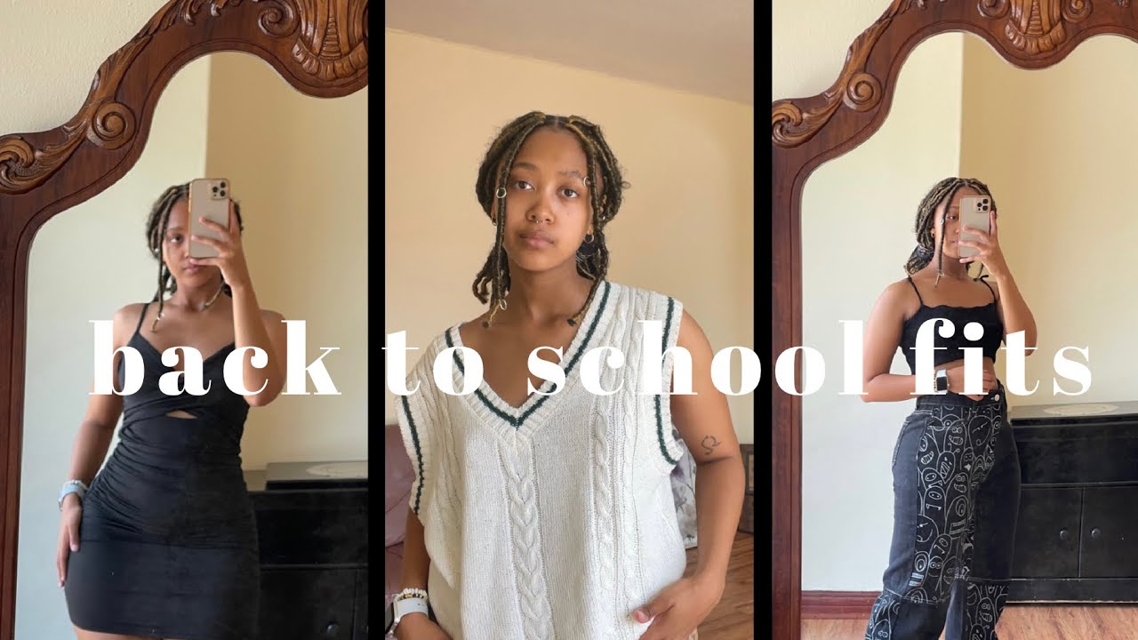 back to school outfits - university edition!! | Shein - YouTube