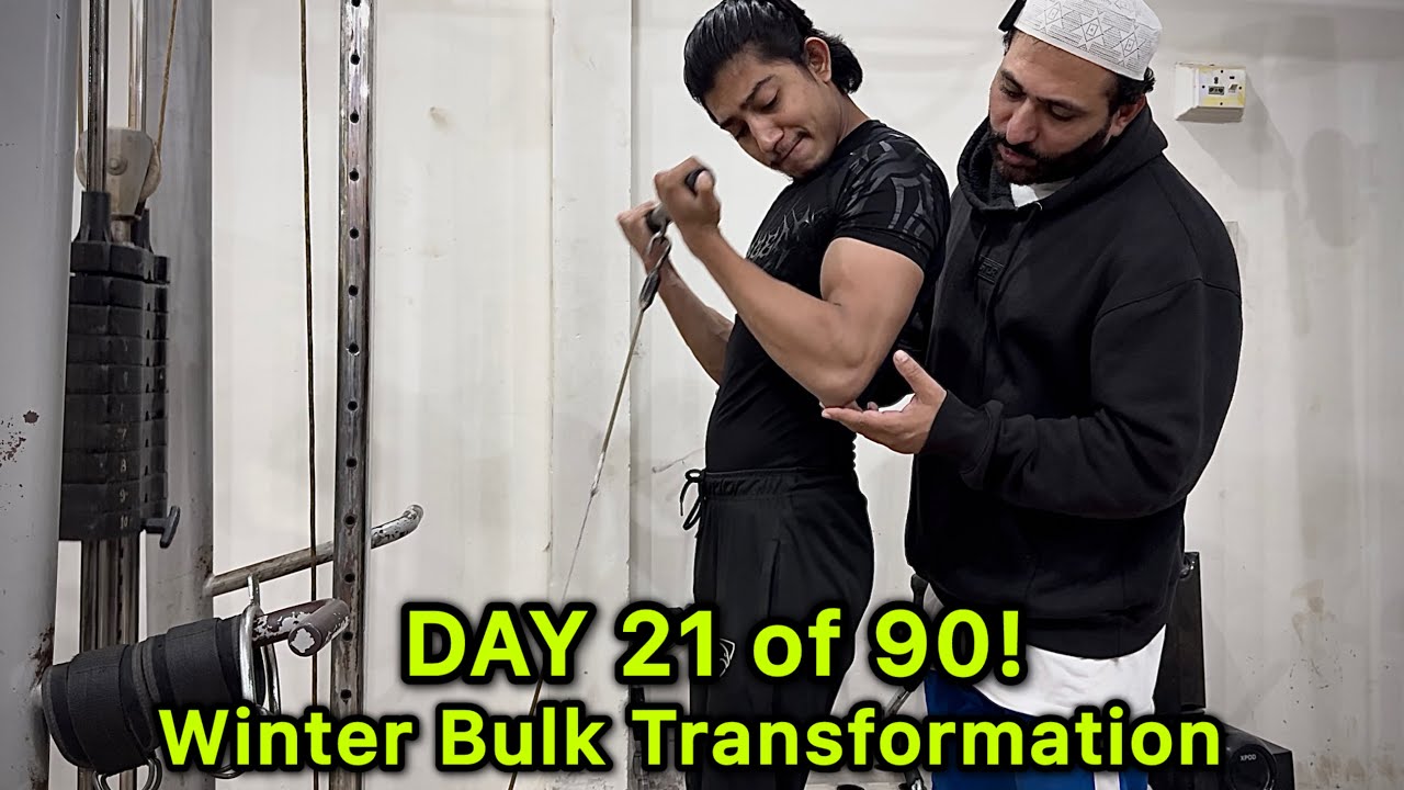 Winter Bulk Day 21 - Arms Day Of Natural Bodybuilding 90 Day Bulk ...