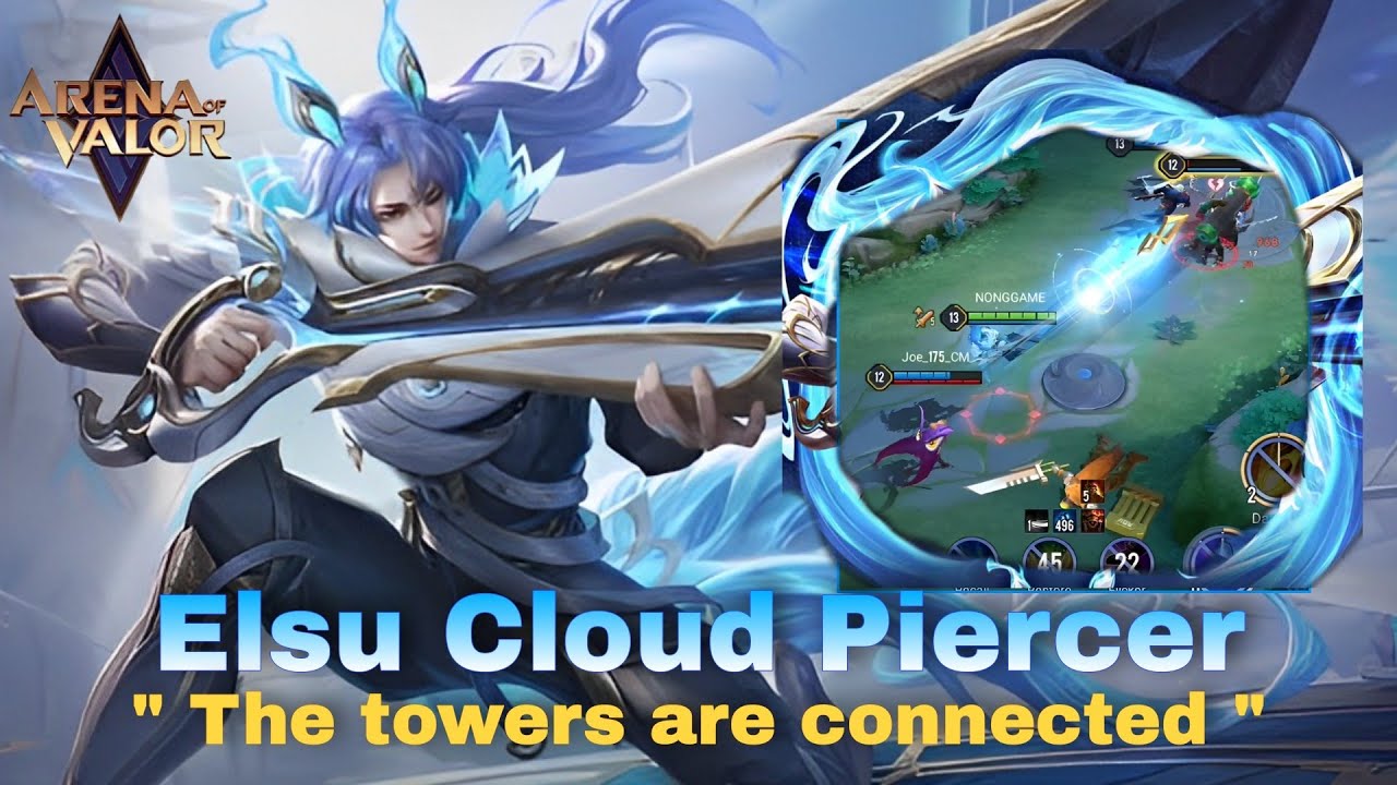 ELSU CLOUD PIERCER, skin kolaborasi AOV X HOK - YouTube