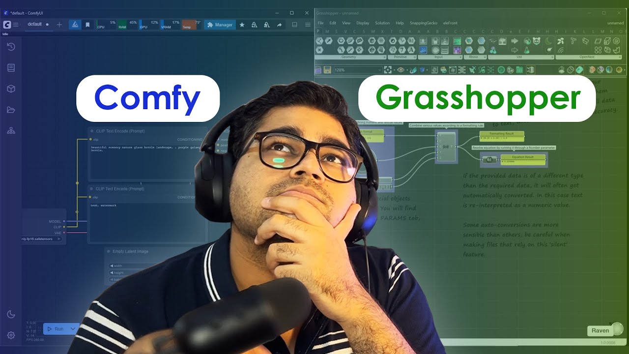 Comfy x Grasshopper Tutorial Series #2 - Interface, Appearance, and Plugins Installation - YouTube