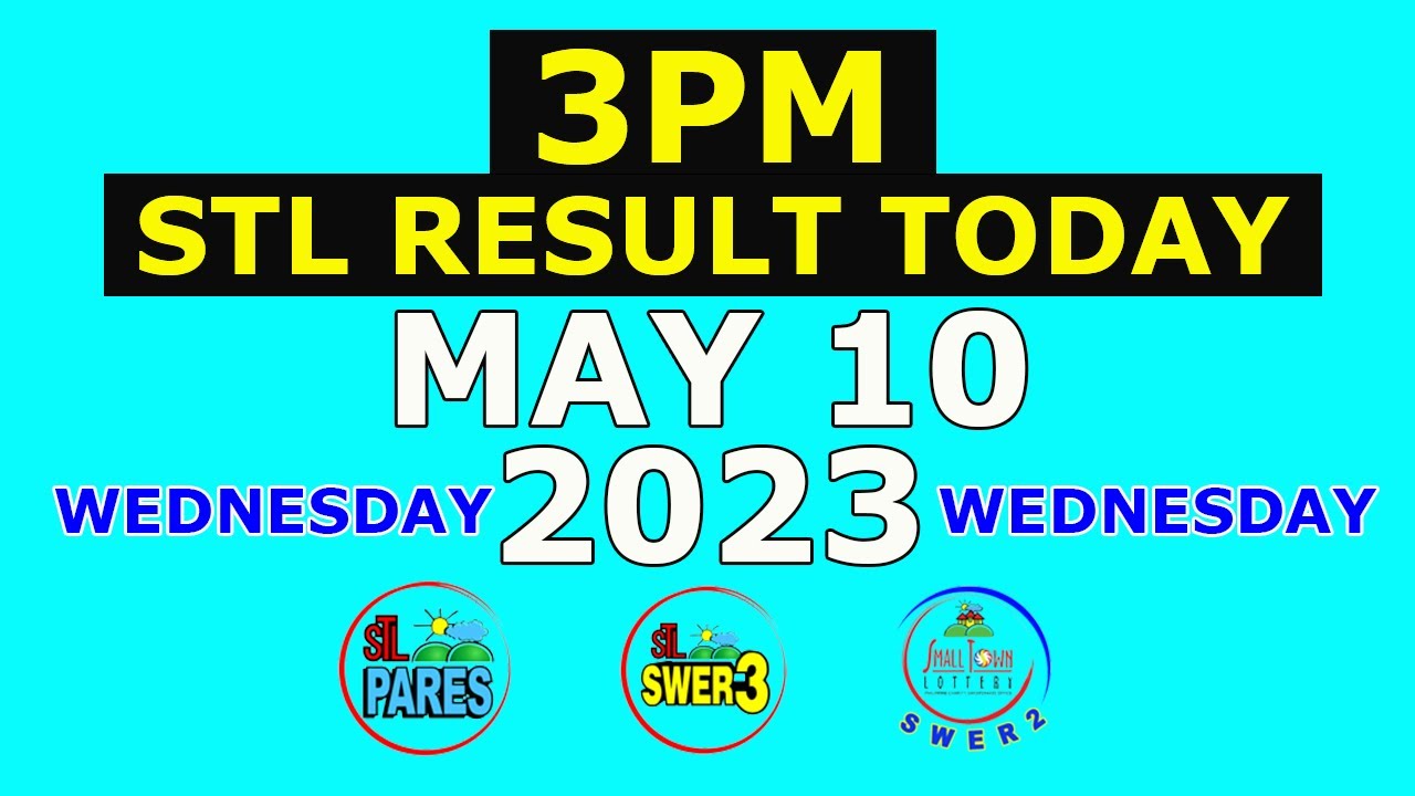 3pm STL Result Today May 10 2023 (Wednesday) Visayas and Mindanao - YouTube