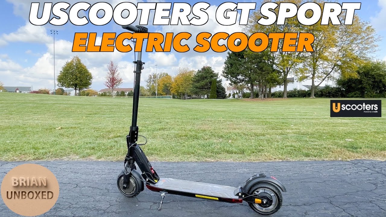 Uscooters GT Sport Electric Scooter - Full Review & Ride Footage - YouTube