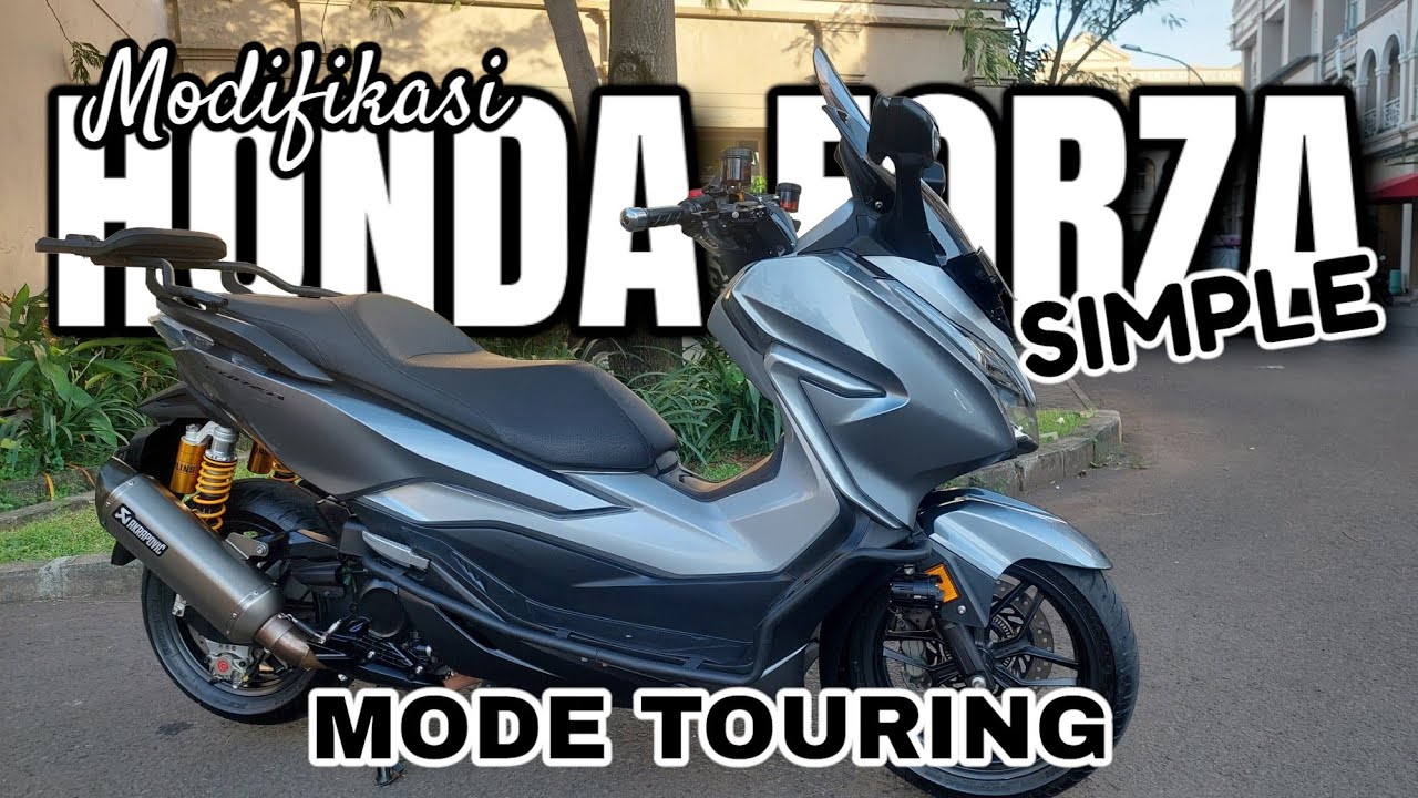 [Review] Honda Forza Modif Tipis-Tipis Tapi Cakep | MNVLOG - YouTube