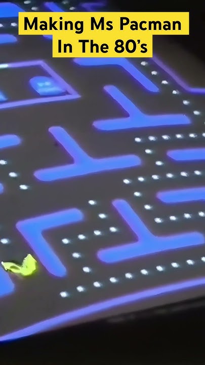 Rare & remastered footage of the factory making Ms Pacman! #80s #PacMan ...