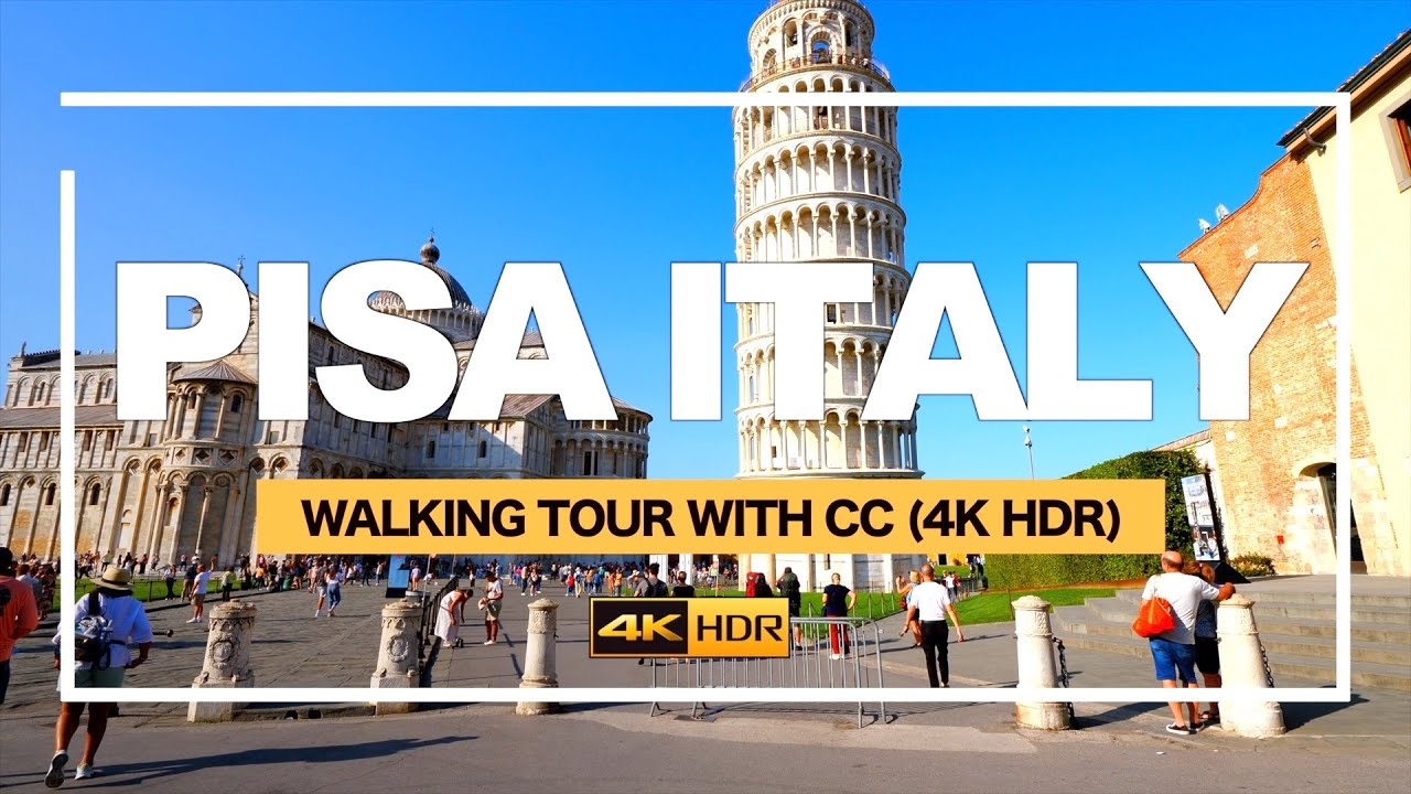 Pisa, Italy Walking Tour, Leaning Tower, Tower of Pisa, Center Of Pisa ...