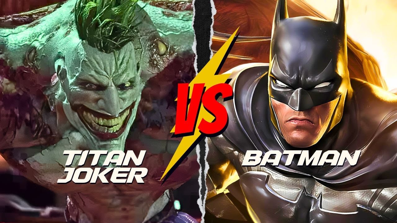 GIANT MUTATED JOKER WRESTLES BATMAN | TITAN JOKER Final Boss Fight ...