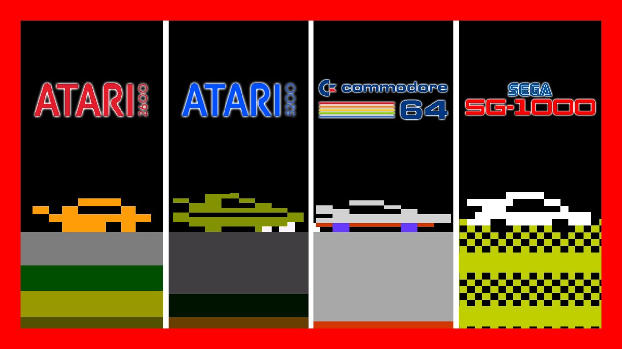 James Bond 007 🕵️ Versions Comparison 🕵️ Atari 2600, 5200, 8-bit family ...