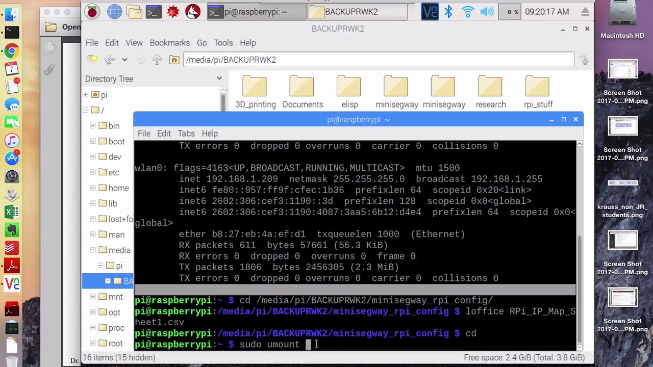 Raspberry Pi umount (eject) USB flashdrive - Raspbian Stretch - YouTube