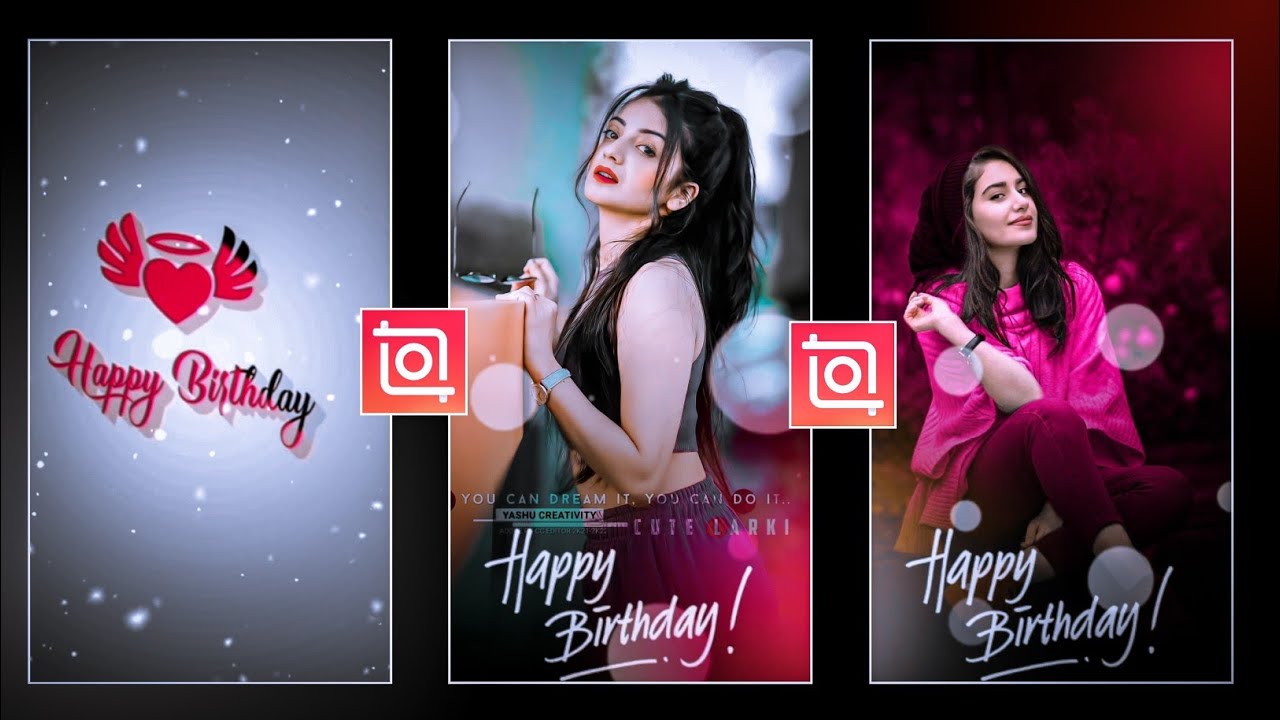 Happy Birthday Status Video Editing In Inshot Editor | How To Make ...