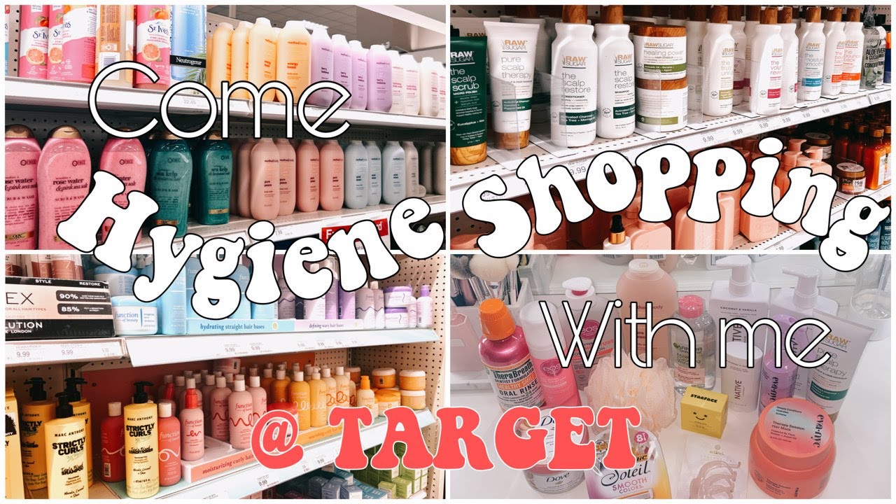 SHOP WITH ME | HYGIENE HAUL + TARGET SELF CARE ESSENTIALS - YouTube