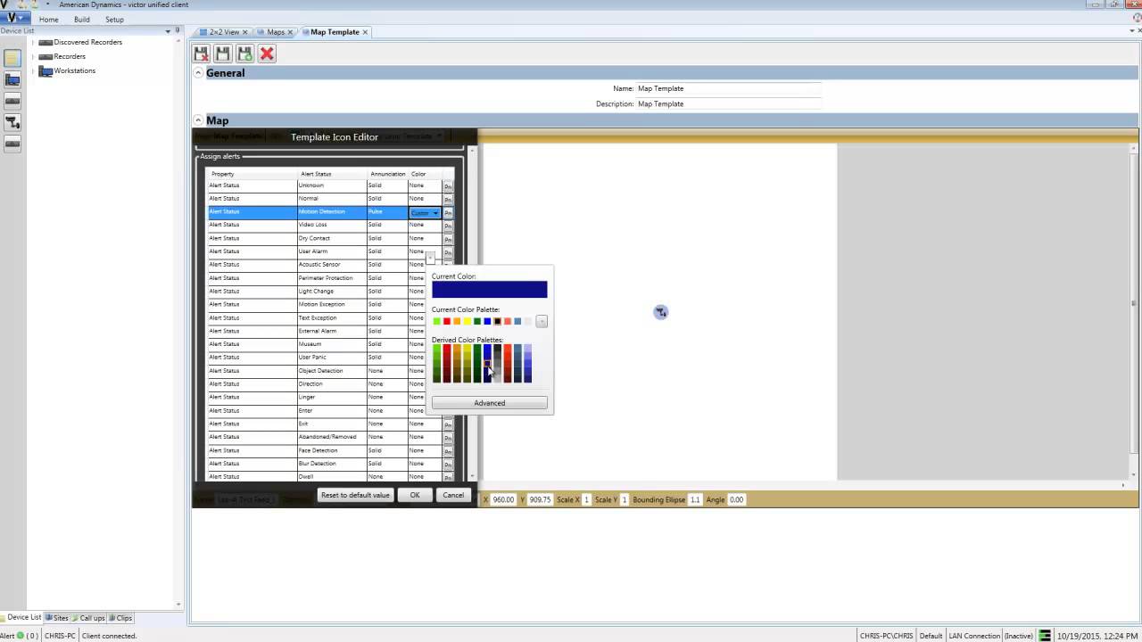 victor unified client - Map Templates - YouTube